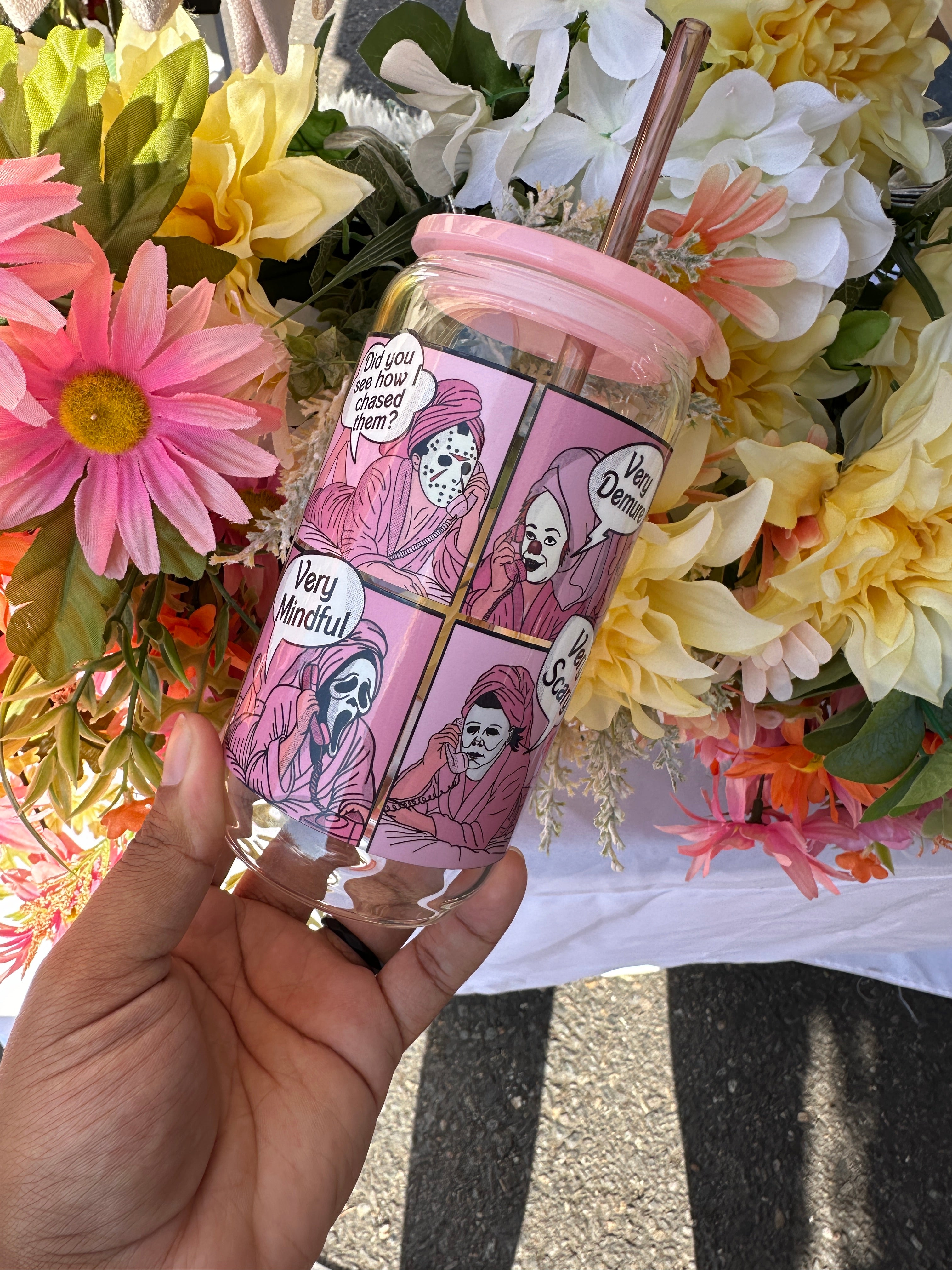 Spooky Demure Glass Can – DIYTracy